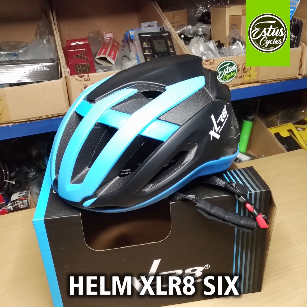 Jual Helm Sepeda XLR8 Six 6 Roadbike Lipat MTB Gunung Fixie Estus ...