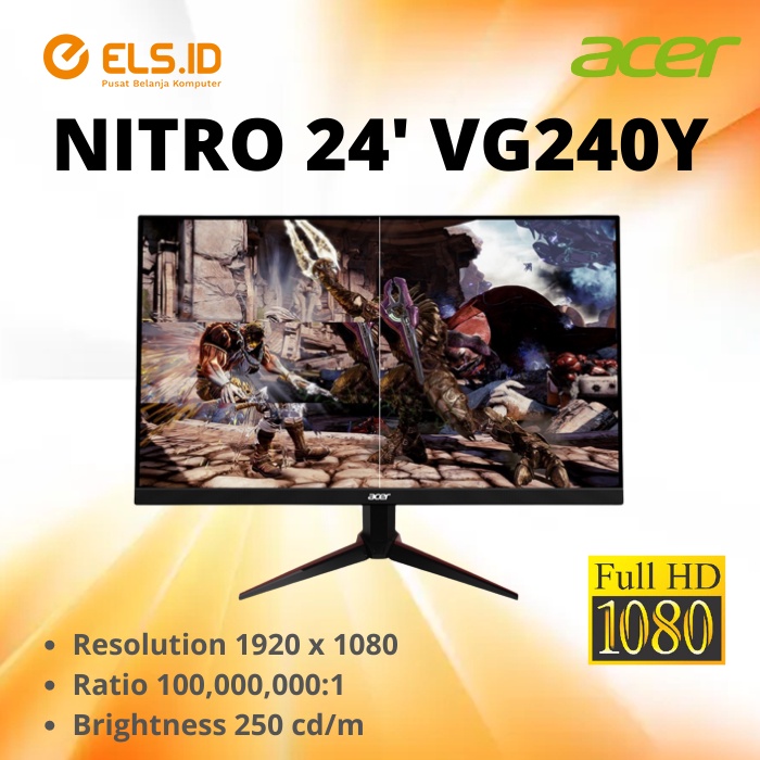 Jual Monitor Gaming LED Acer Nitro VG0 24' VG240Y Full HD IPS 75Hz ...