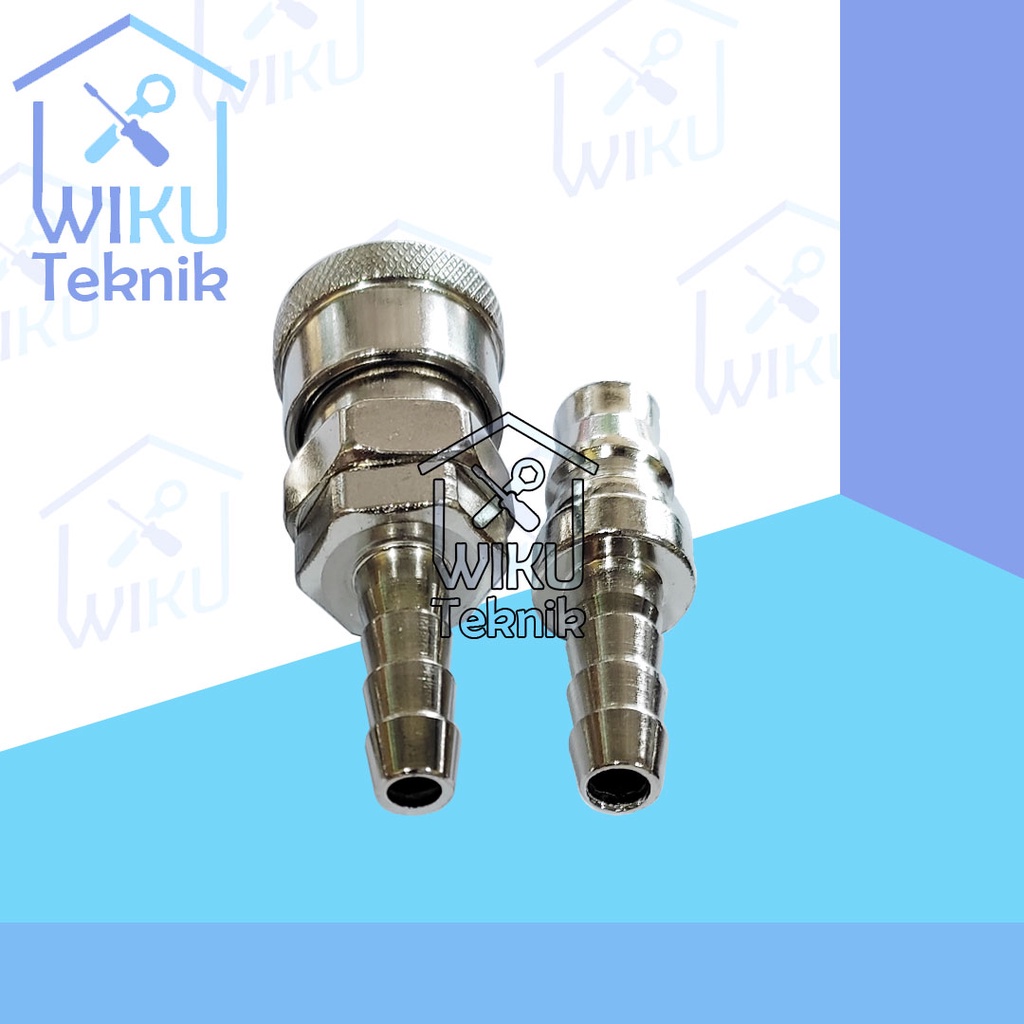 Jual WiKu Air Quick Coupler 20 SH & Nipple 20 PH Kupler Nepel Selang ...