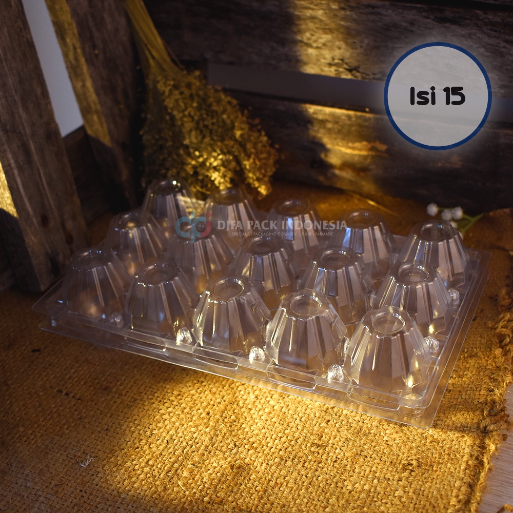 Jual Egg Tray /mika telur / Tray Telur Isi 15 Butir pakai Pengunci ...