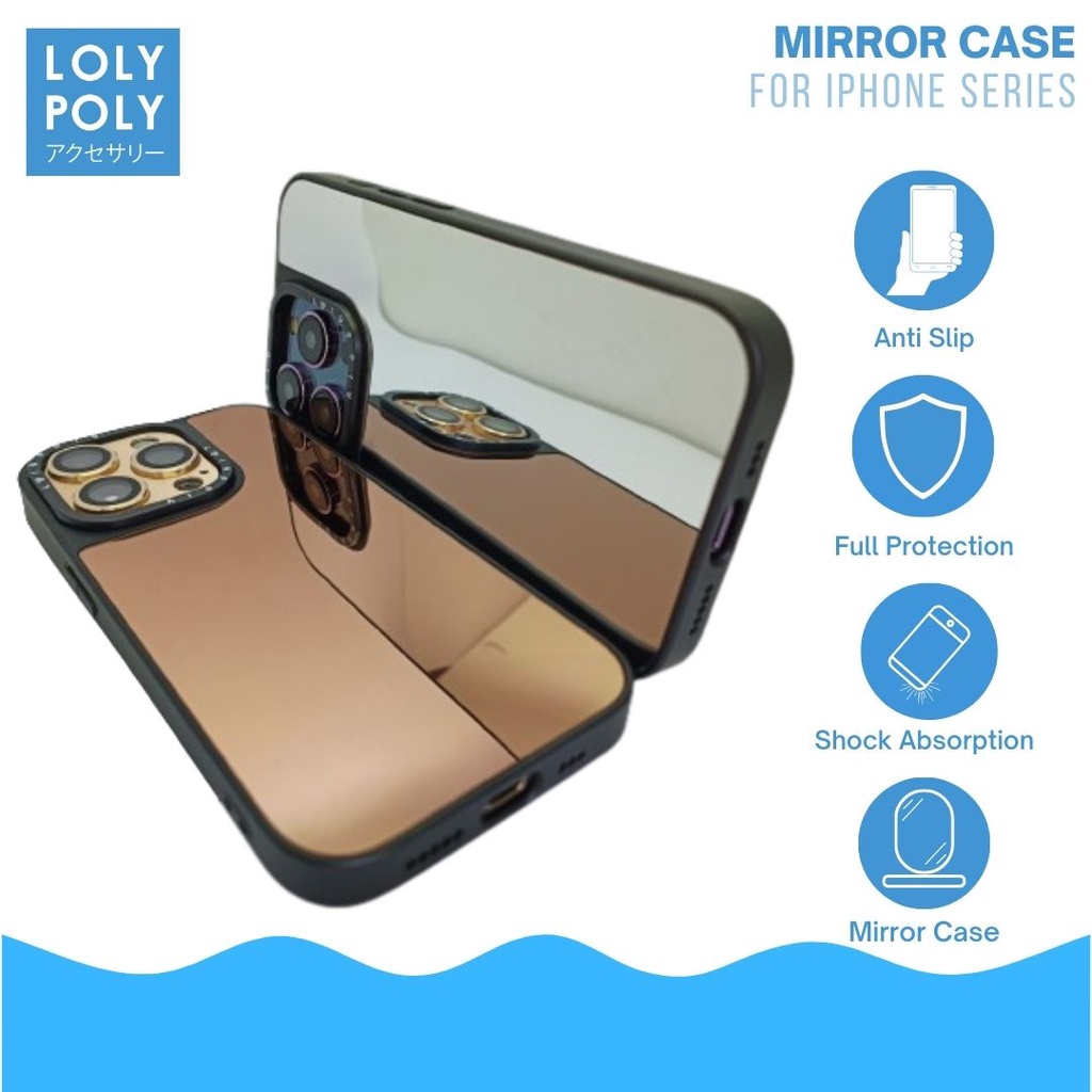 Jual Lolypoly Mirror Case / Case Cermin For iP Series | Shopee Indonesia