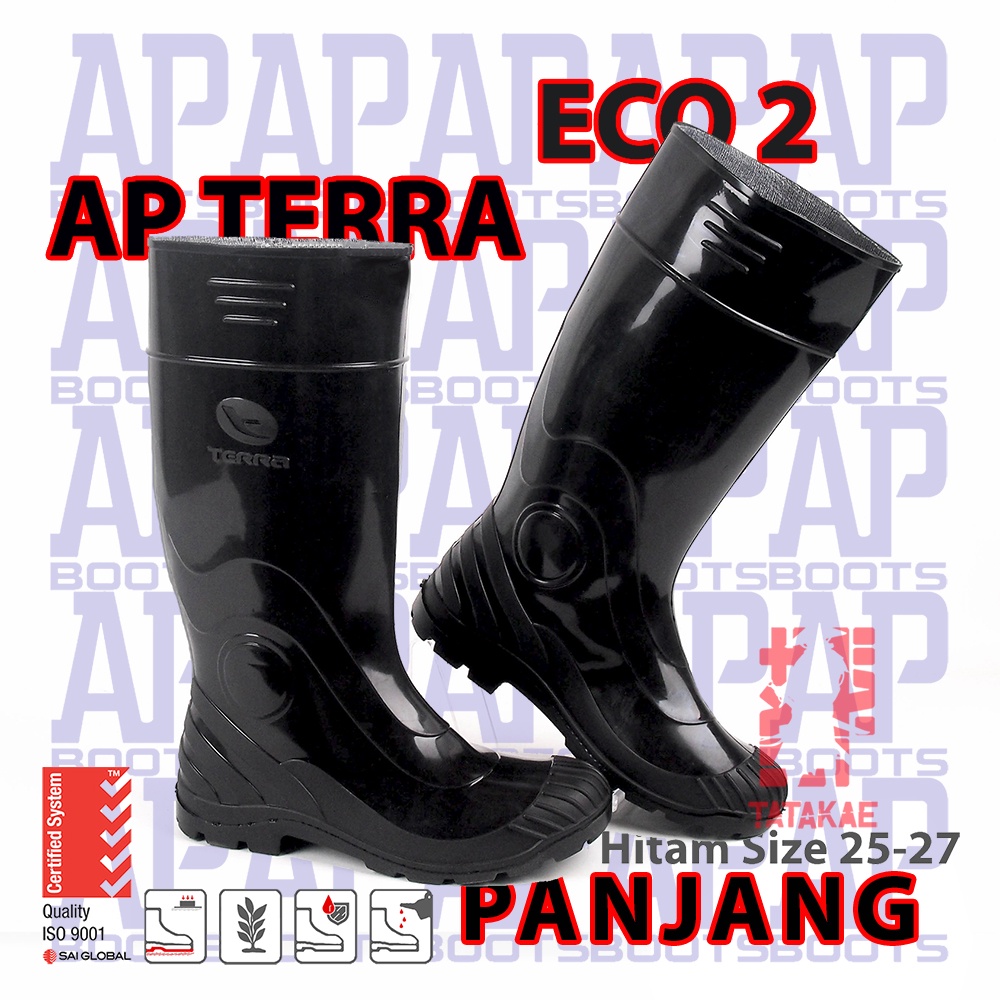 Jual Sepatu AP Boots AP TERRA ECO 2 HITAM Sepatu Proyek Berkebun ...