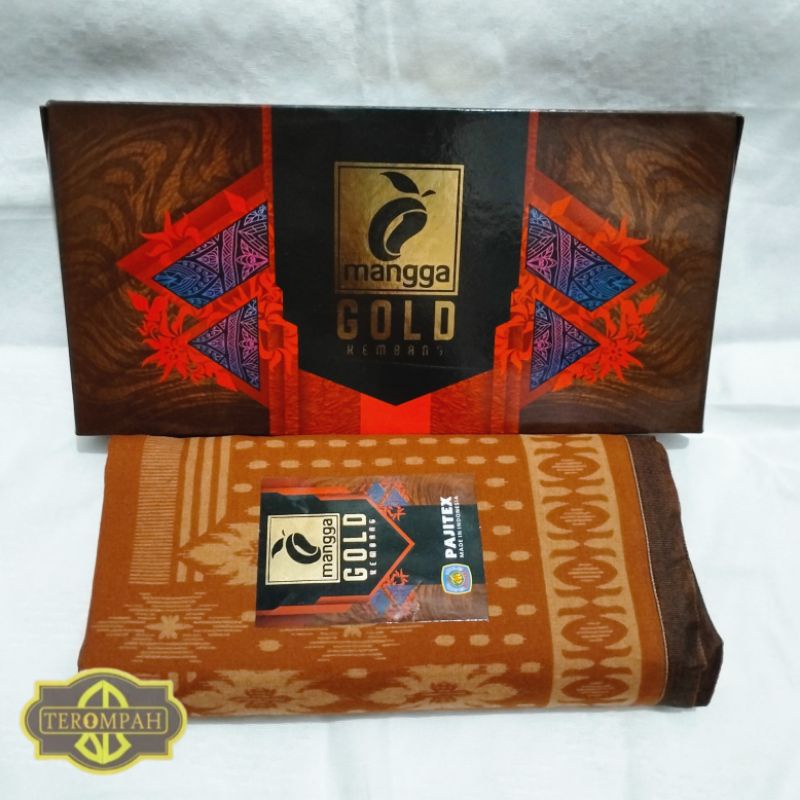 Jual SARUNG MANGGA GOLD ORIGINAL PAJITEX MOTIF KEMBANG | Shopee Indonesia