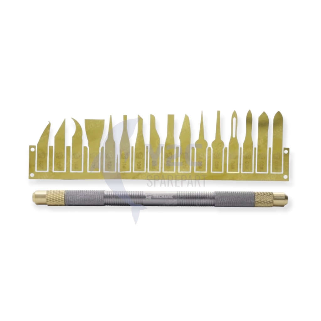 Jual PISAU IC MECHANIC 034A 17IN1 ORIGINAL / ALAT SERVIS SERVICE HP ...