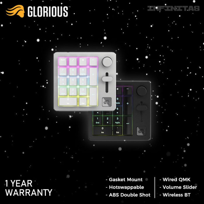 Jual Terlaris Glorious Gmmk Numpad Prebuilt Mechanical Keyboard ...