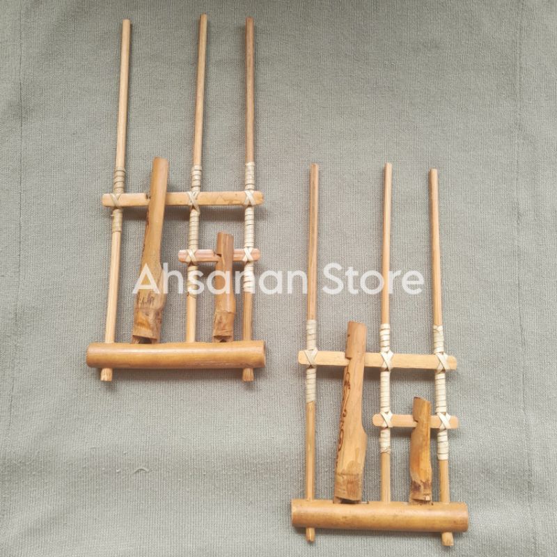 Jual RK Angklung bambu satuan alat musik tradisional unik | Shopee ...