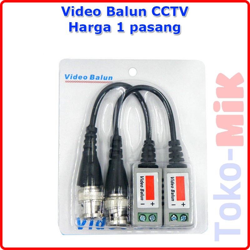 Jual CCTV Video Balun Pasif 1 Ch 1Ch AHD TVI CVI Konektor BNC Male | Shopee Indonesia