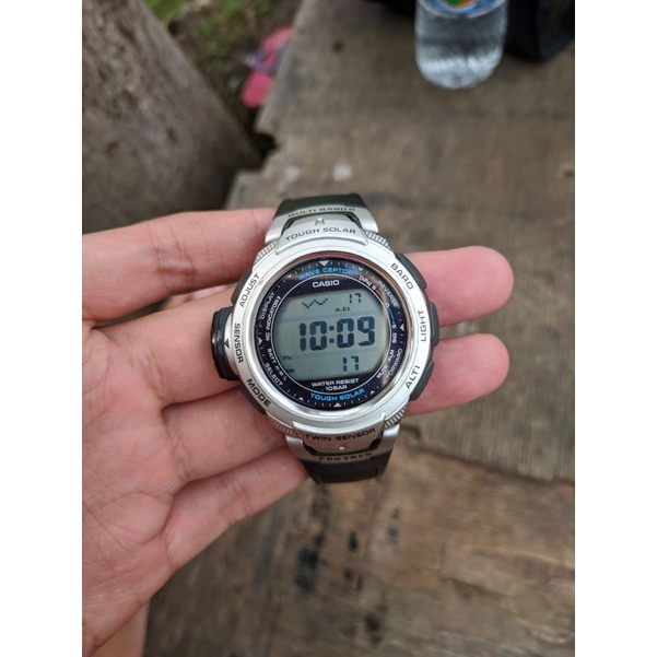 Jual Casio Protrek Wave Ceptor Tough Solar PRW 500J (SOLD) | Shopee ...