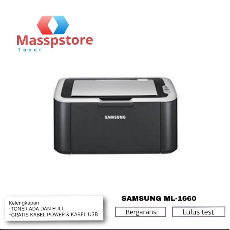 Jual Printer Laserjet Samsung ML 1660 monochrome Bergaransi | Shopee ...