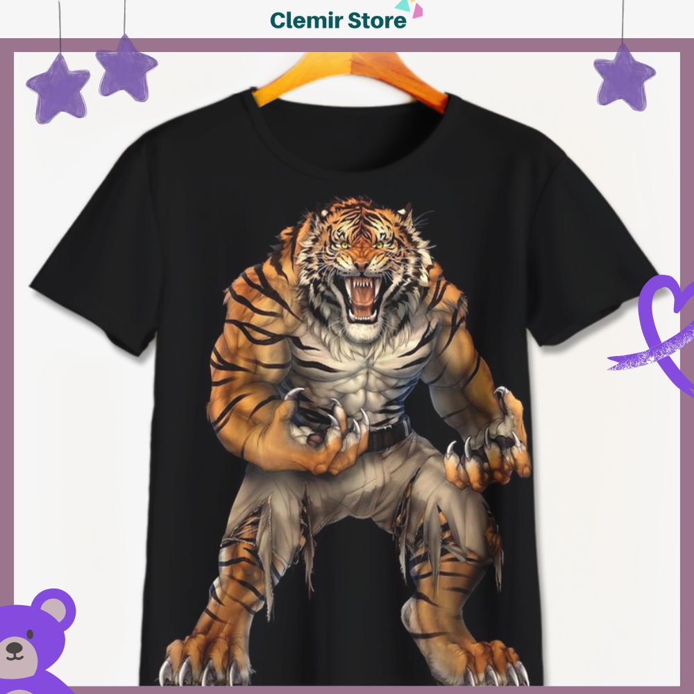 Jual Kaos 3D Anak Gambar Harimau Tiger - Baju 3D Hewan Maung Macan V11 ... Jual Kaos 3D Anak Gambar Harimau Tiger - Baju 3D Hewan Maung Macan V11 ...