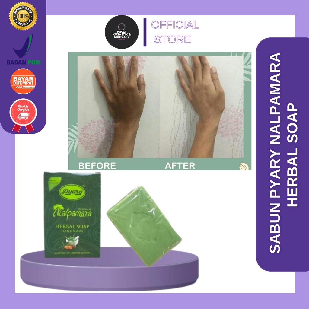 Jual SABUN PYARY NALPAMARA HERBAL SOAP 100% AMPUH MEMUTIHKAN | PYARY ...