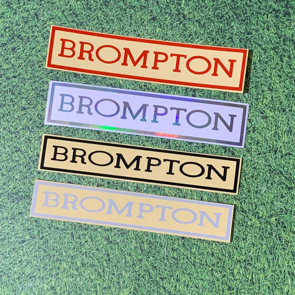 Jual Stiker Brompton keren cutting sticker | Shopee Indonesia
