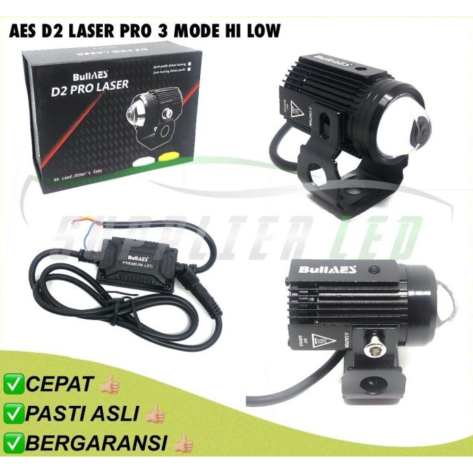 Jual Lampu Tembak Led D2 Pro Laser Merek Aes Mini Projector Lasergun Hi ...