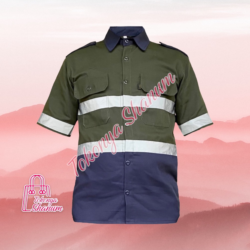 Jual Kemeja Safety Werpack Atasan Kemeja Pendek Baju Kerja Murah ... Jual Kemeja Safety Werpack Atasan Kemeja Pendek Baju Kerja Murah ...