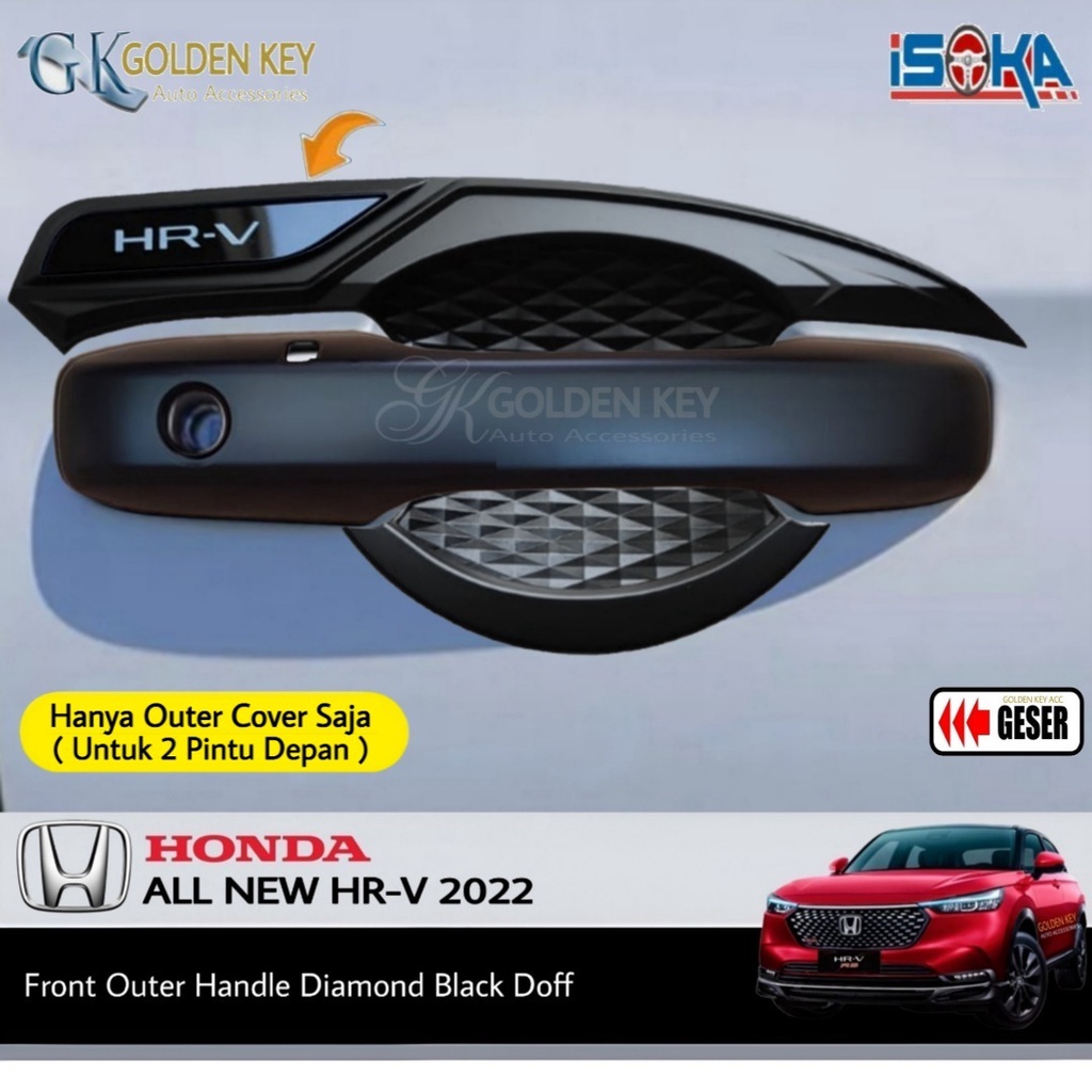 Jual Front Outer Handle All New HRV 2022 Mangkok Pintu Depan Diamond Black Doff | Shopee Indonesia