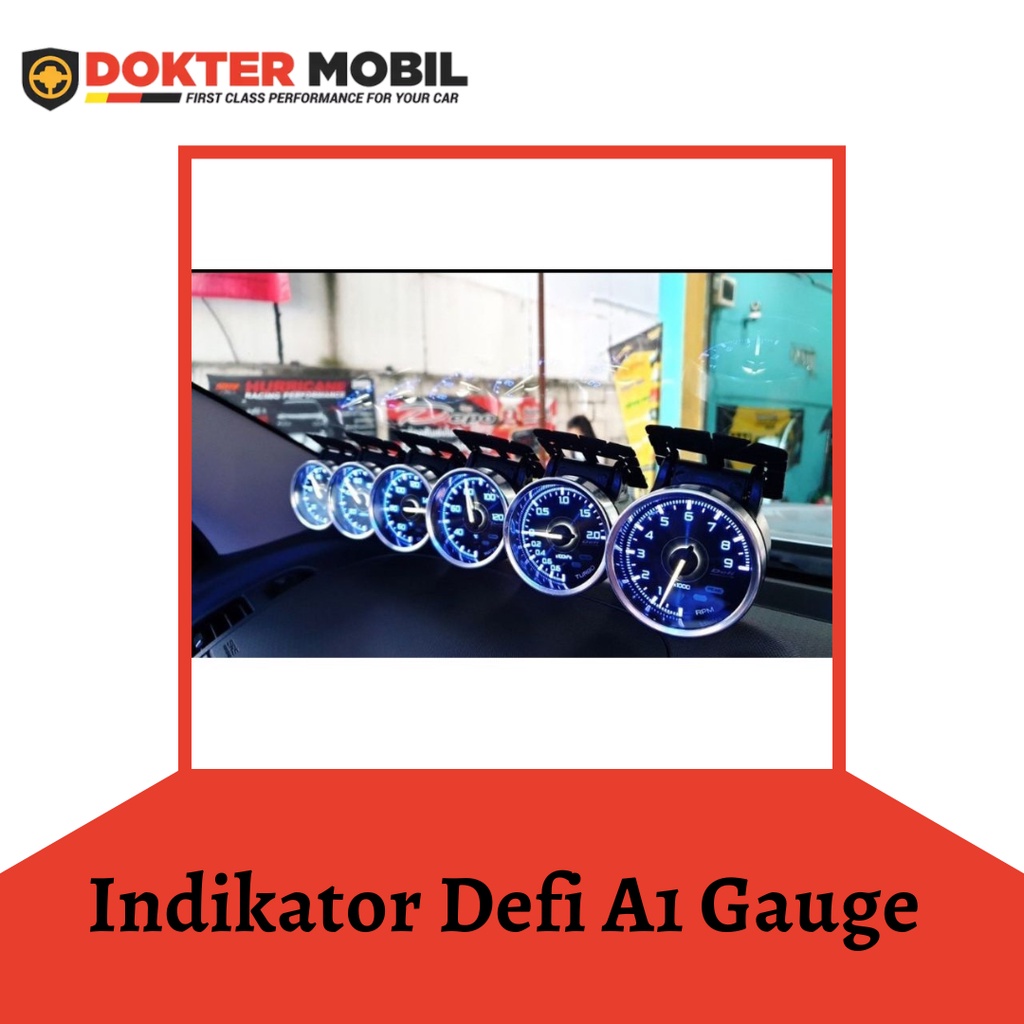Jual Indikator Defi A1 Gauge Hi Grade (Volt Watertemp Oiltemp Oilpress ...