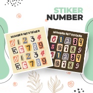 Jual STIKER ANGKA AESTHETIC / STIKER NUMBER RETRO / STIKER DEKORASI ...