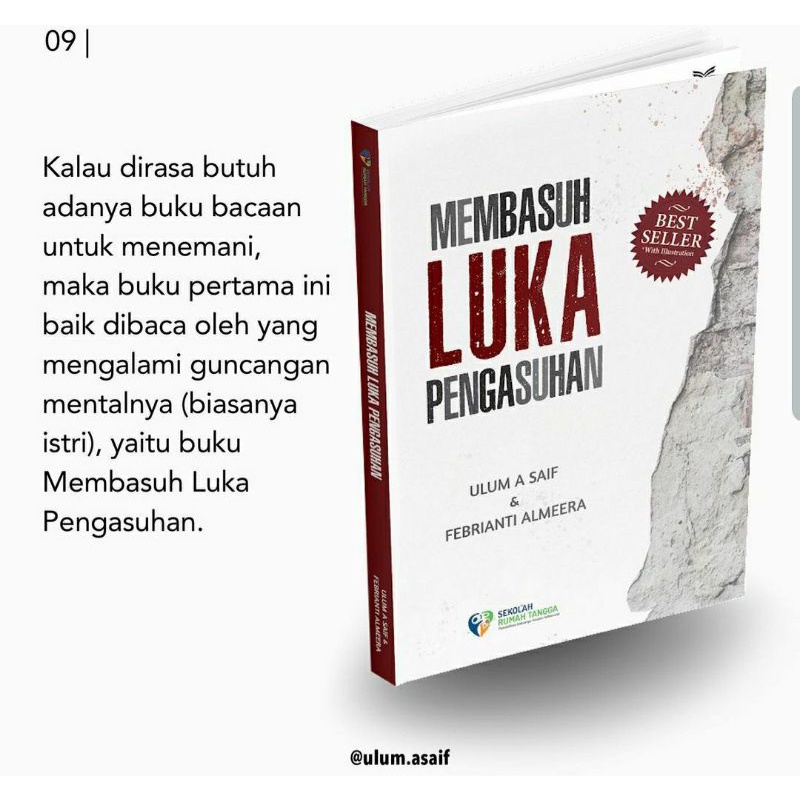 Jual Buku Membasuh Luka Pengasuhan 1 - Ulum A Saif & Febrianti Almeera l 100% ORI | Shopee Indonesia
