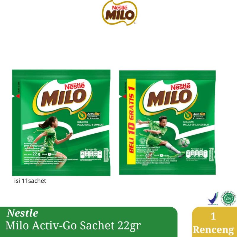Jual Nestle Milo Active-Go 11 Sachet | Shopee Indonesia