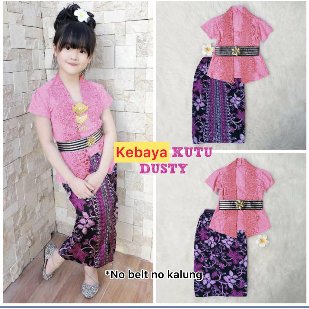 Jual Baju Adat Anak Perempuan Kebaya Anak Brukat Batik Modern Set Kebaya Anak Perempuan Setelan ...