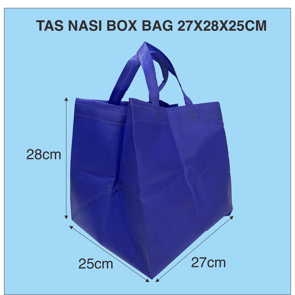 Jual goodie bag hantaran tas spunbond kotak nasi tote bag box nasi tas hantaran tas haul ...