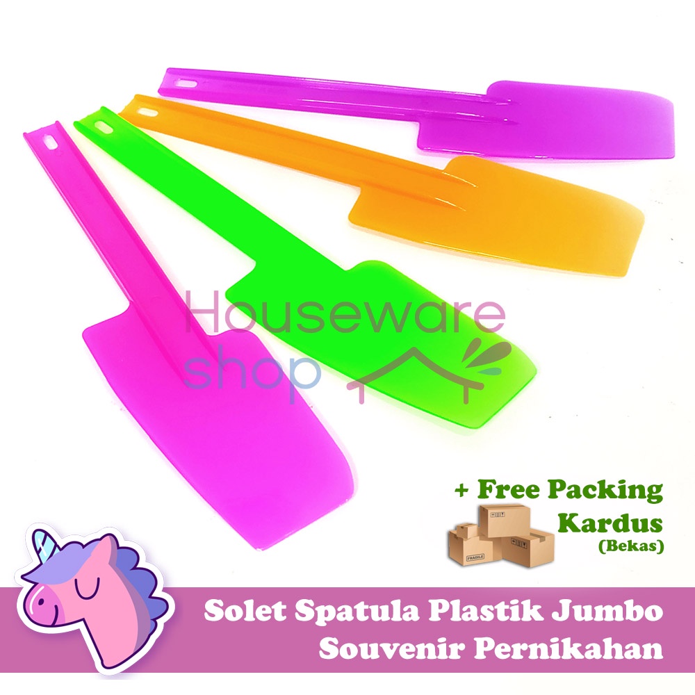 Jual Solet Spatula Plastik Kue Donna Besar - 25 CM | Shopee Indonesia