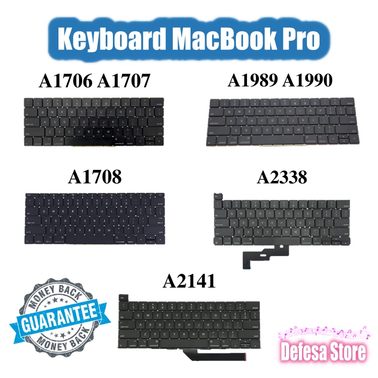 Jual Keyboard MacBook Pro A1706 A1708 A1989 A1990 A2337 A2141 | Shopee ...