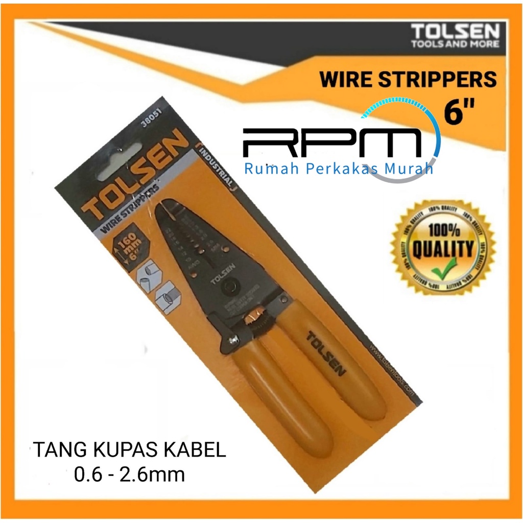 Jual Tang Kupas Kabel 7 in 1 TOLSEN / Tang Potong Kabel Multifungsi ...