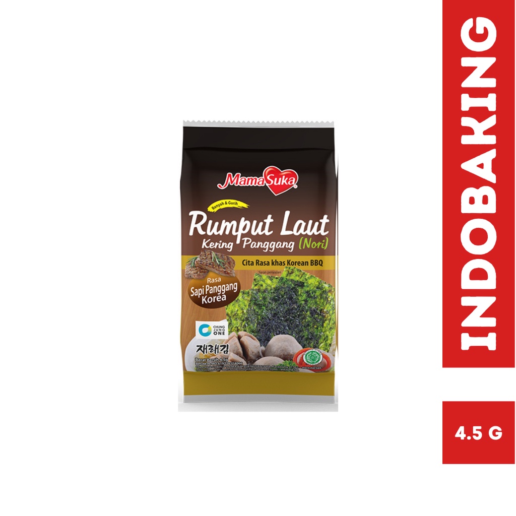 Jual Mamasuka Snack Rumput Laut Kering Panggang Roasted Nori Seaweed ...