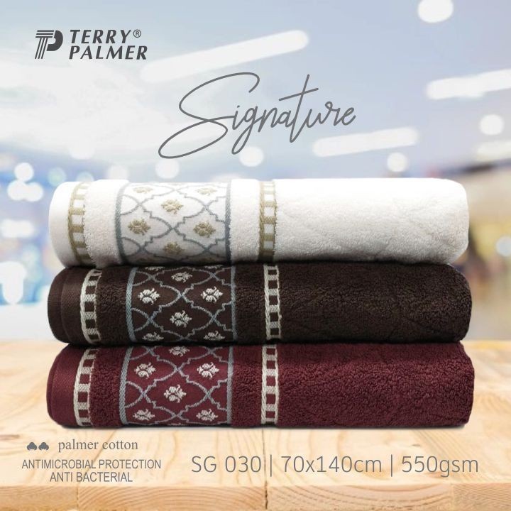 Jual HANDUK TERRY PALMER SIGNATURE SG030 UKURAN 50 X 100 CM | Shopee ...