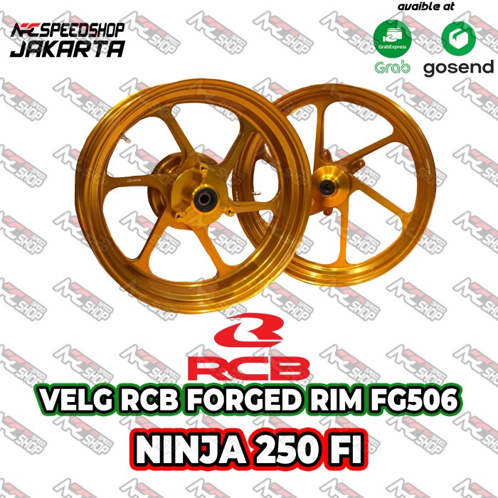 Jual Velg Rcb Forged Rim Fg506 Ninja 250 Fi / Z250 - Gold | Shopee ...