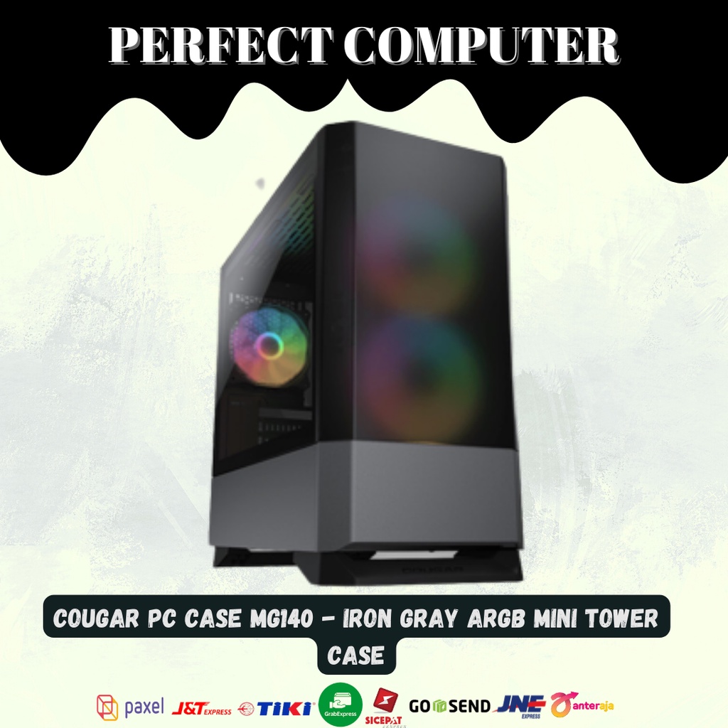 Jual COUGAR PC Case MG140 - Iron Gray ARGB Mini Tower Case | Shopee ...