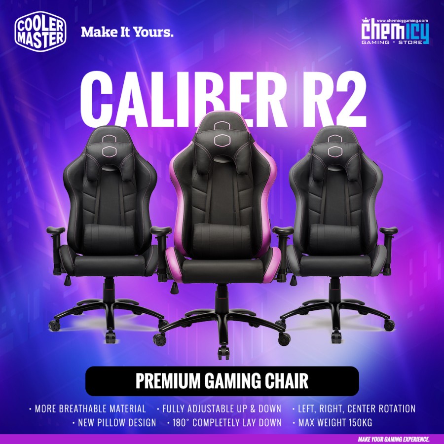 Jual Cooler Master Caliber R2 Gaming Chair / Kursi Gaming | Shopee ...