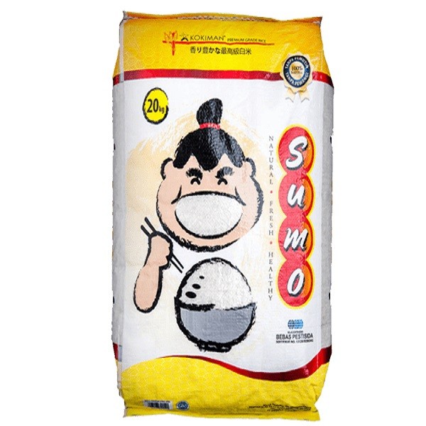 Jual BERAS PREMIUM SUMO KUNING 20KG NASI PULEN HALAL MUI | Shopee Indonesia