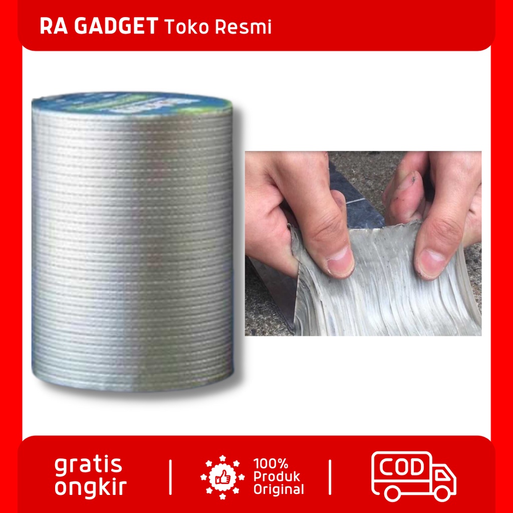 Jual Lakban Aluminium Foil Adhesive Super Strong / Lakban Anti Bocor ...