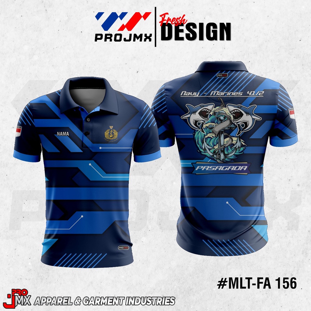 Jual PROJMX / KAOS JERSEY LETTING PASAGADA / TNI AL | Shopee Indonesia