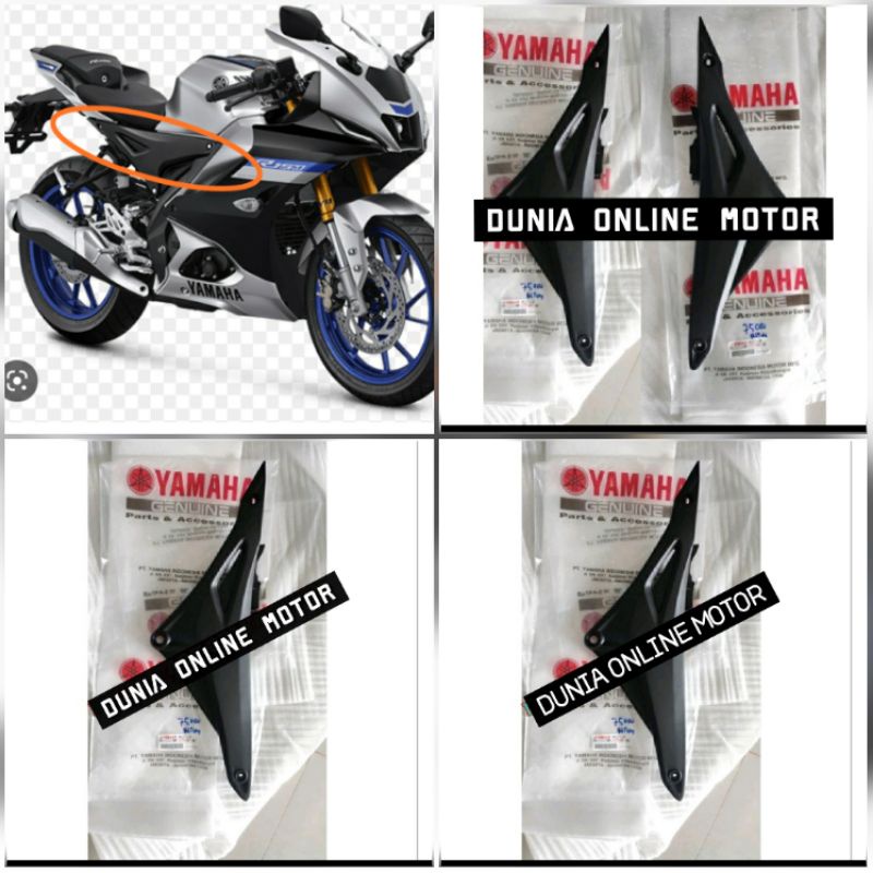 Jual COVER SIDE SAMBUNGAN BODY TENGAH KANAN KIRI R15M R15 V4 PART ASLI ...
