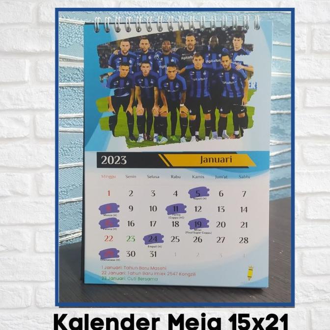 Jual Terbaru !!! Kalender 2023 Tema Inter Milan | Shopee Indonesia