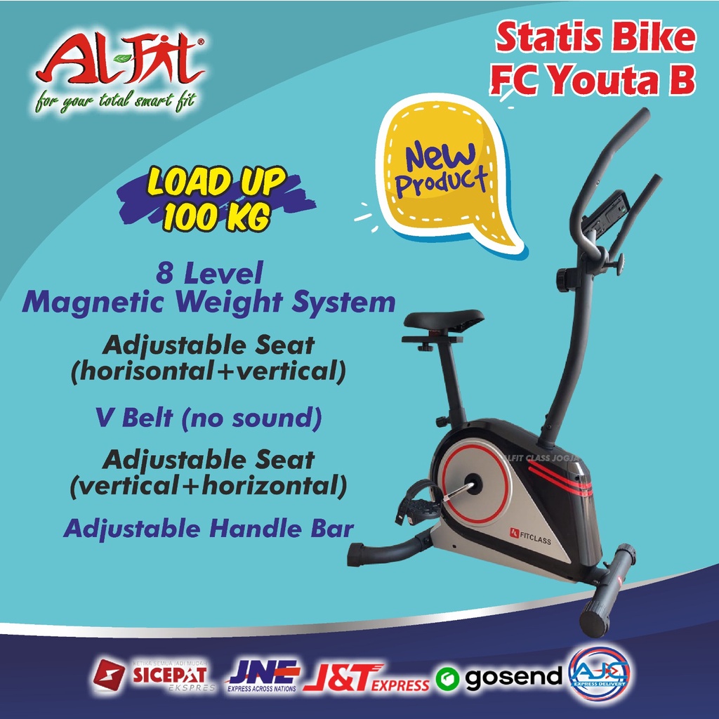 Jual sepeda statis magnetic bike FC 433 B alat fitness magnetik fitnes ...