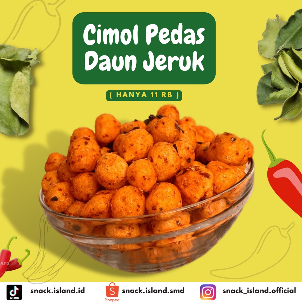 Jual Cemilan Snack Samarinda Makanan Cimol Krispy Krispi Kering Bumbu ...