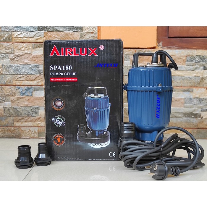 Jual AIRLUX SPA-180 250 WATT POMPA CELUP (SUBMERSIBLE PUMP) | Shopee ...