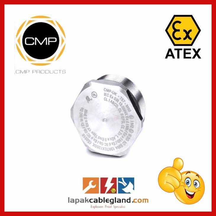 Jual Explosion proof Stopping Plug CMP 757 1" NPT Brass Nickel Plated ...