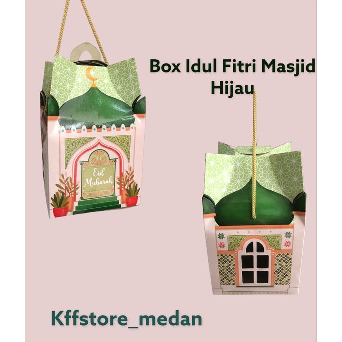 Jual Box Idul Fitri Masjid Hijau (per pcs) | Shopee Indonesia