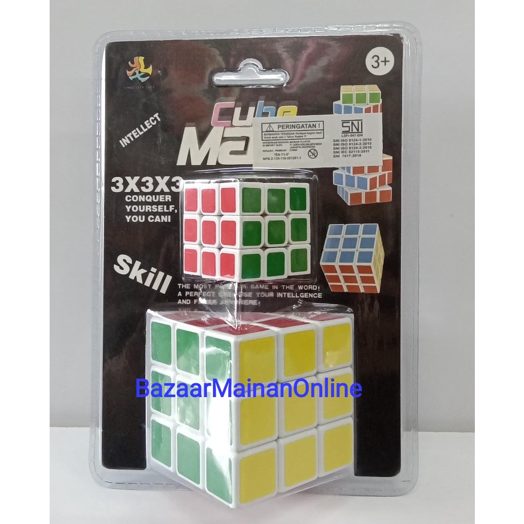 Jual Mainan Magic Rubic Cube –8801- Bahan Plastik – SNI | Shopee Indonesia