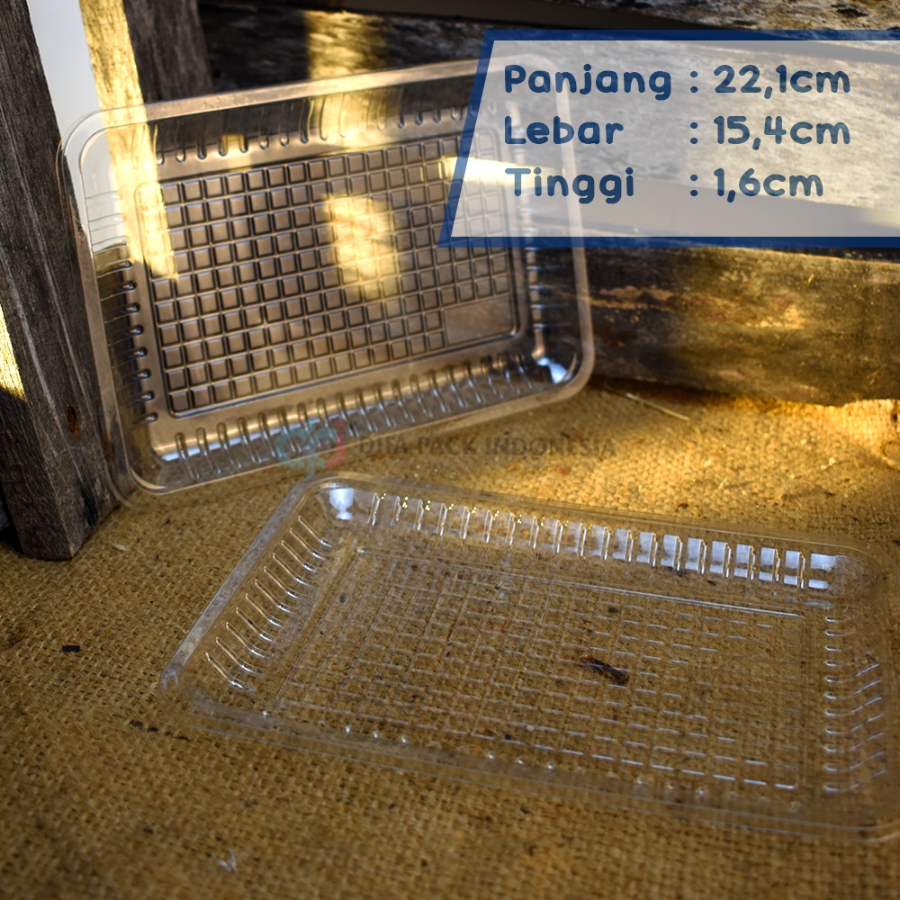 Jual Mika Tray TR 1 Natural/ tray nampan plastik/ mika kue- | Shopee ...