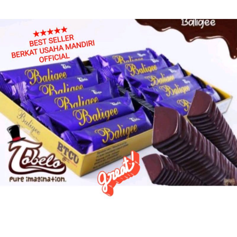 Jual Coklat Pasta Tobelo Baligee 1 box isi 24 pcs @ 20g since 1990 ...