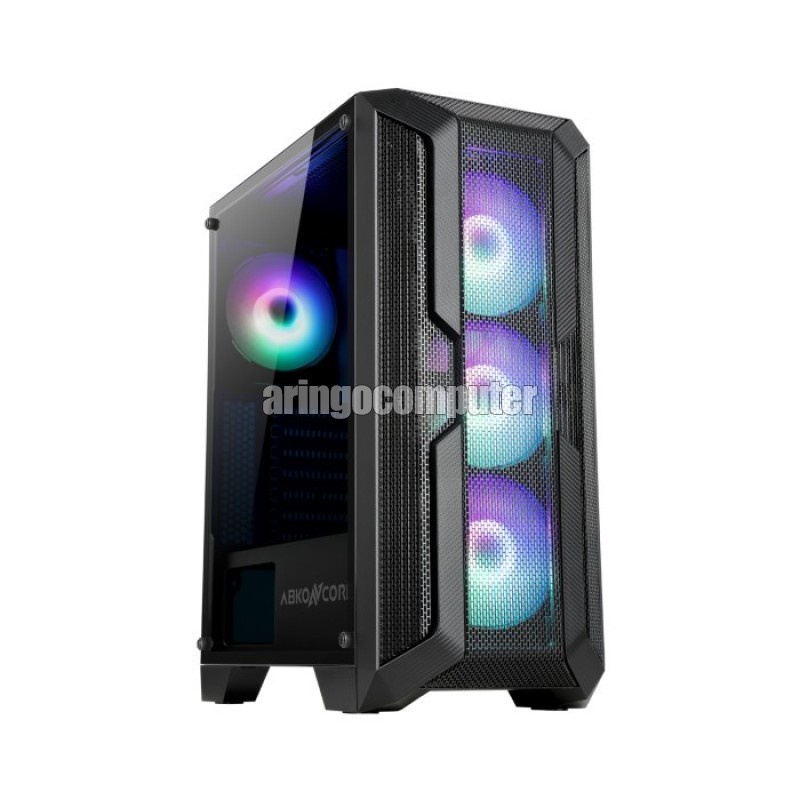 Jual Casing ABKONCORE H250X BLACK (Free 4 Fan RGB) | Shopee Indonesia