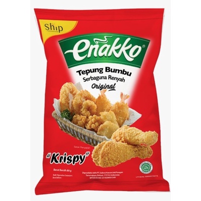 Jual ENAKKO Tepung Bumbu 80 Gram : Tepung Serbaguna Original | Shopee ...