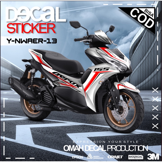 Jual DECAL AEROX FULL BODY MOTOR YAMAHA DEKAL STIKER MOTOR NEW AEROX ...