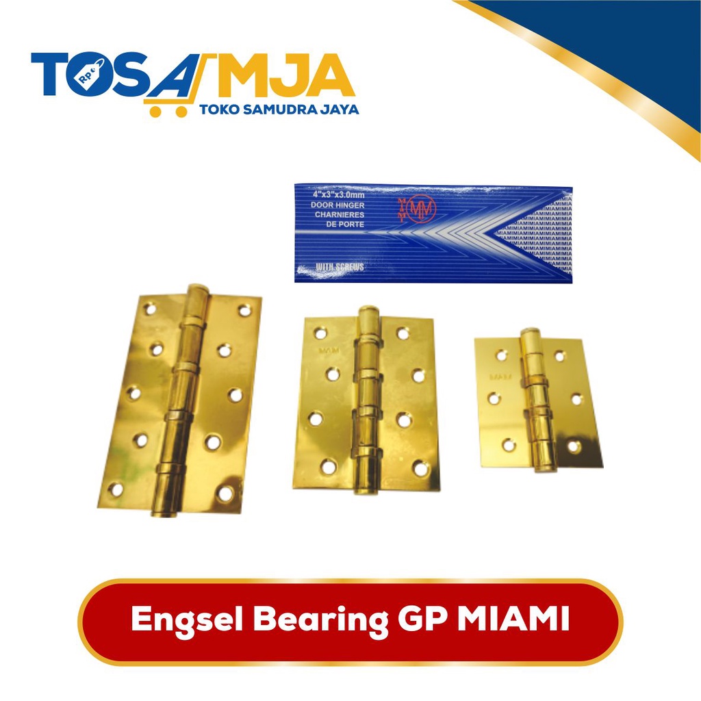 Jual Engsel Bearing GOLD EMAS LEBIH TEBAL 2,8mm MIAMI | AS engsel besar ...